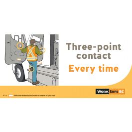 Three-point contact every time